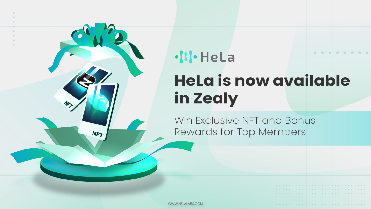 Exclusive NFT Launch Announcement with Zealy - HeLa